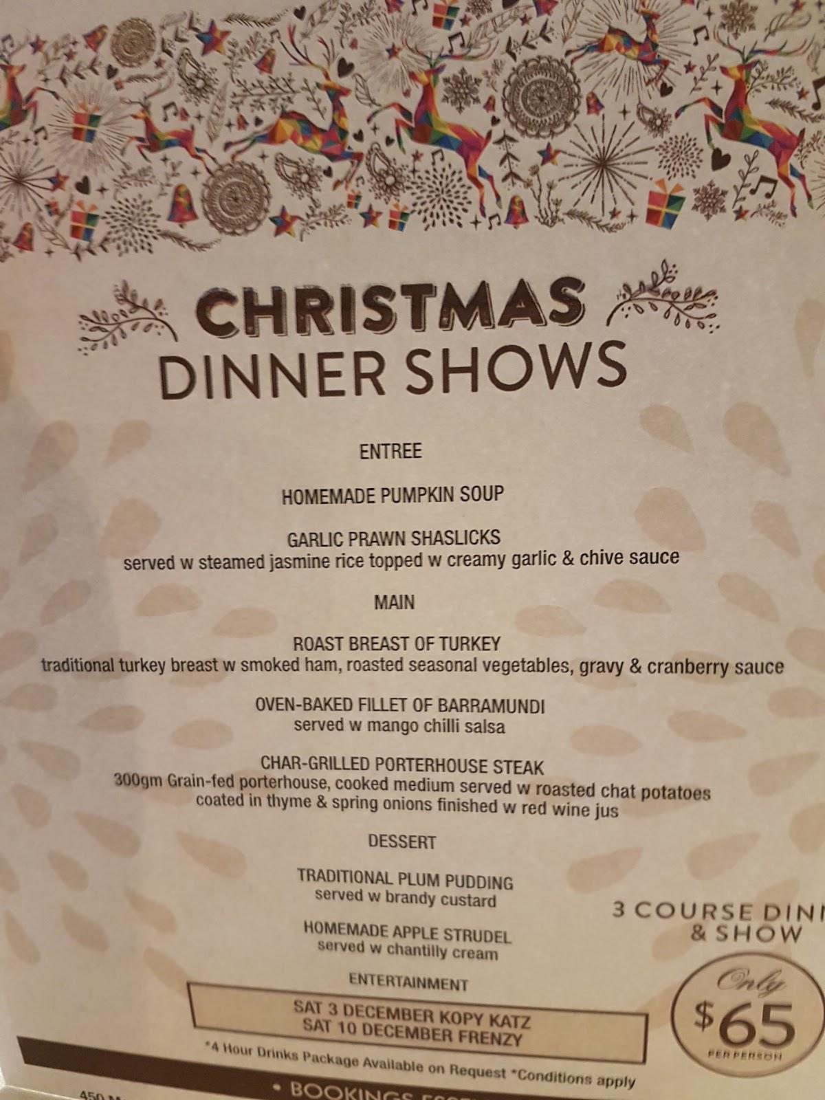 Menu at Clovercrest Hotel pub & bar, Para Vista