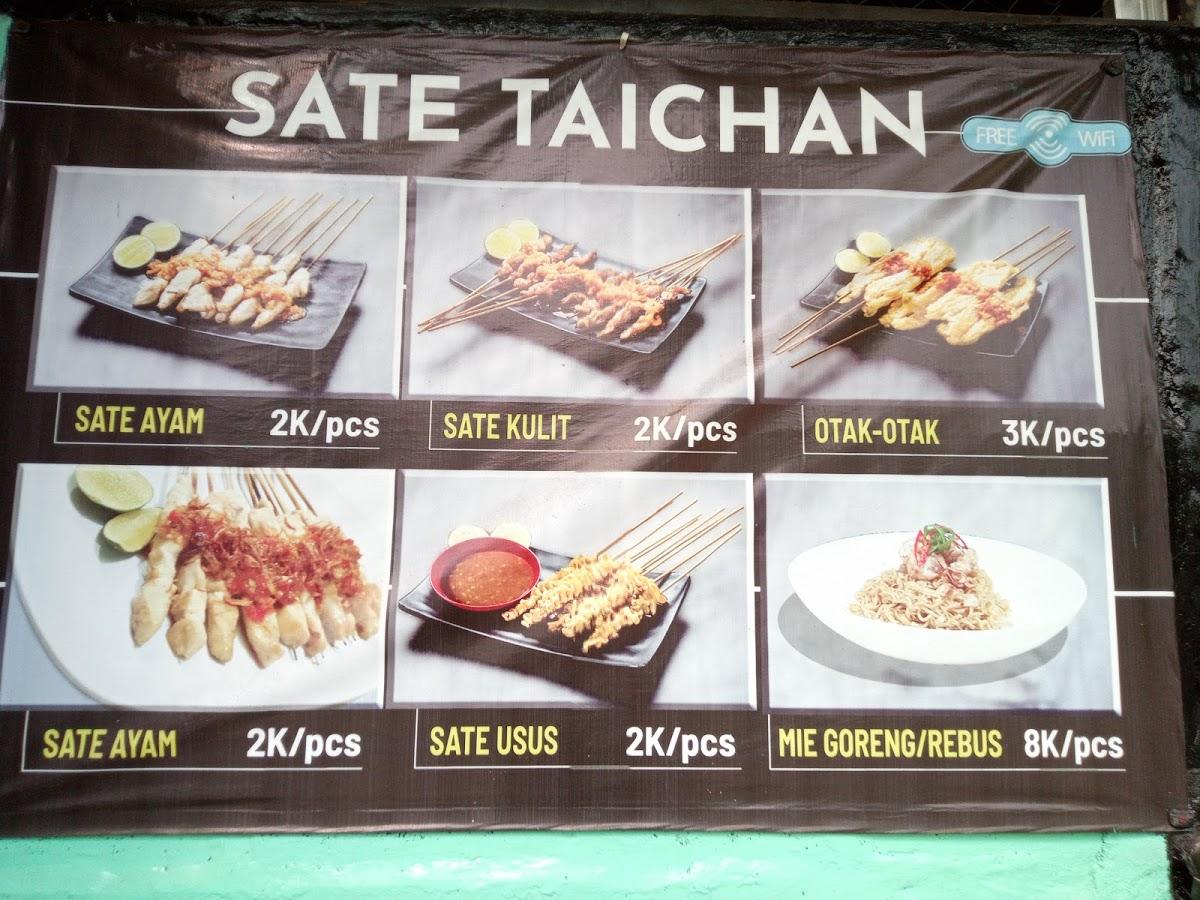 Menu at Sate Taichan BCC restaurant, Bogor