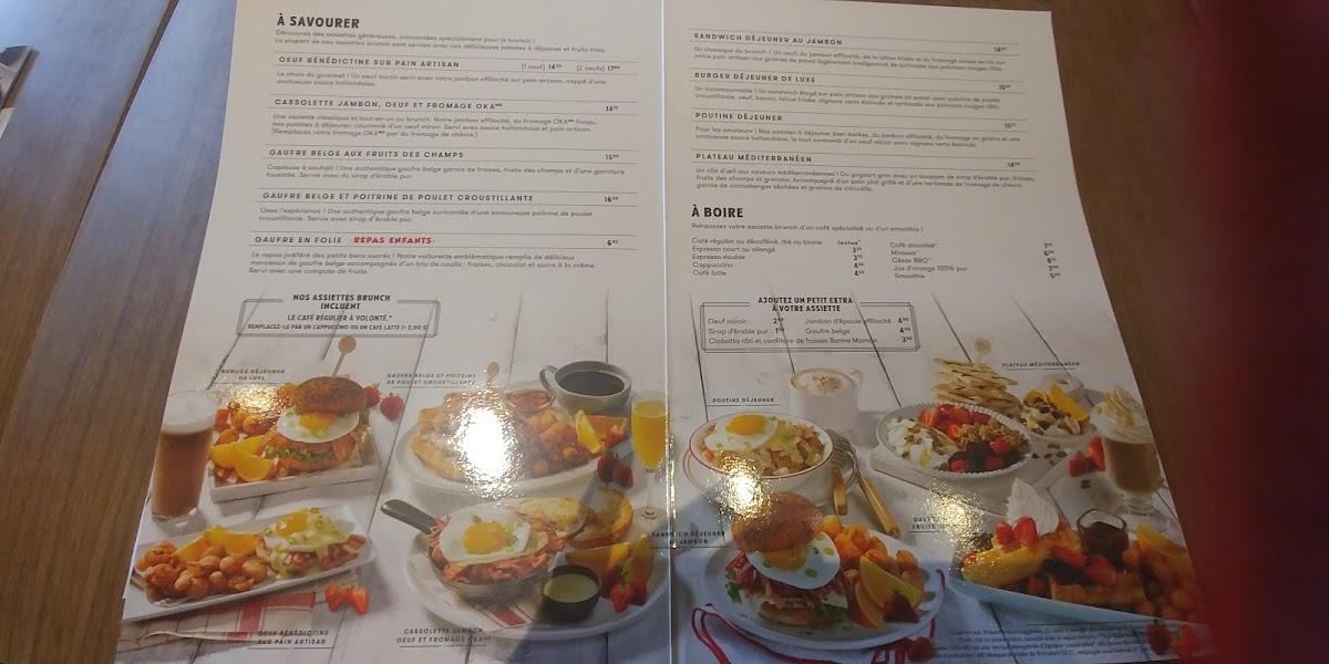 Menu at Rôtisserie St-Hubert BBQ, Salaberry-de-Valleyfield, Bd ...