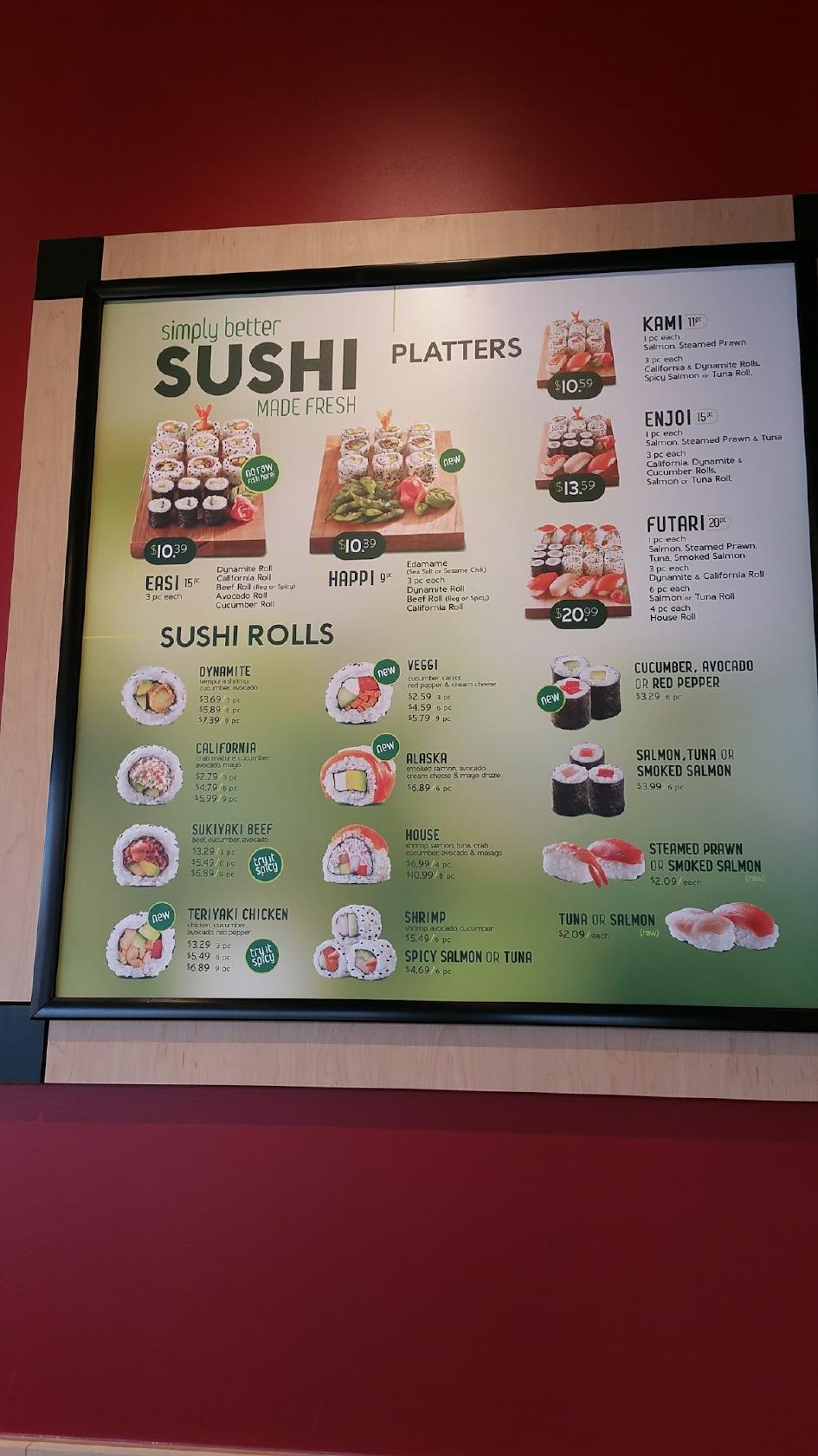 Menu at Edo Japan - Harvest Pointe - Grill and Sushi fast food ...