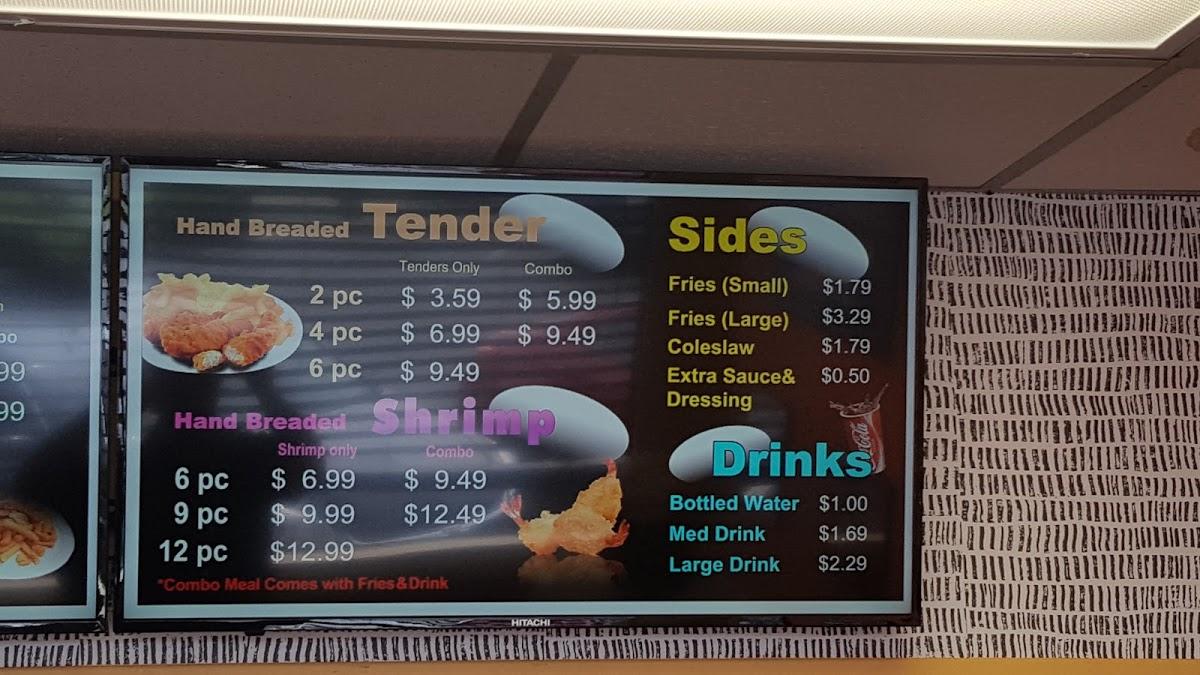 Menu at A Town Wings restaurant, Valdosta