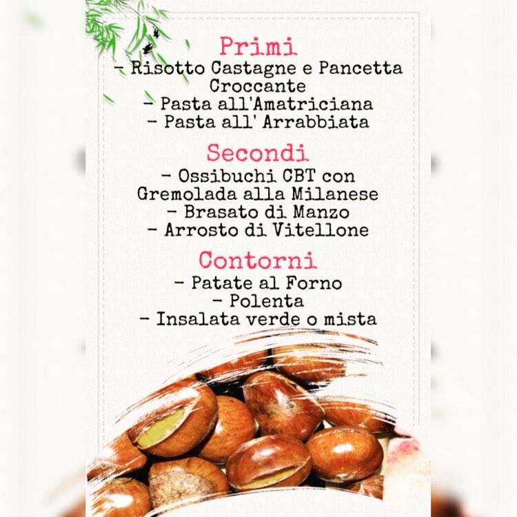 Menu at Manzoni pub & bar, Caravaggio