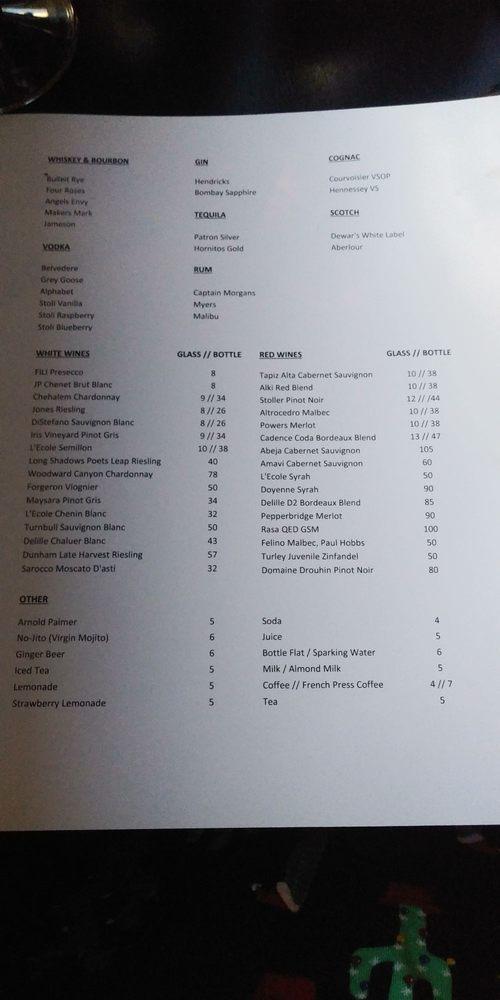 Menu at Lewis and Main Restaurant and Brewery, Monroe