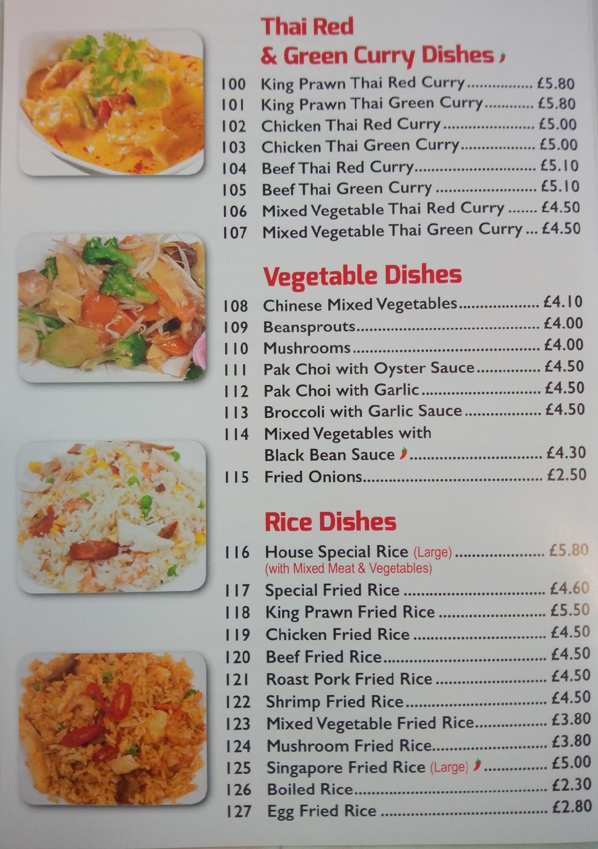 Menu at Sammy's Chinese Takeaway fast food, Swindon, 27 Swindon St