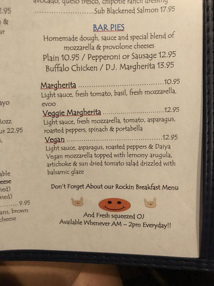Menu at D'Arcy's Tavern pub & bar, Bradley Beach
