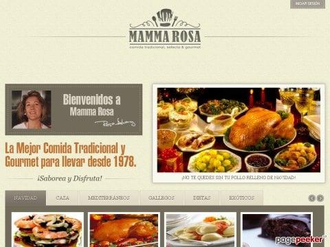 Menu at Mamma Rosa fast food, A Coruña, Plaza de Lugo s/n