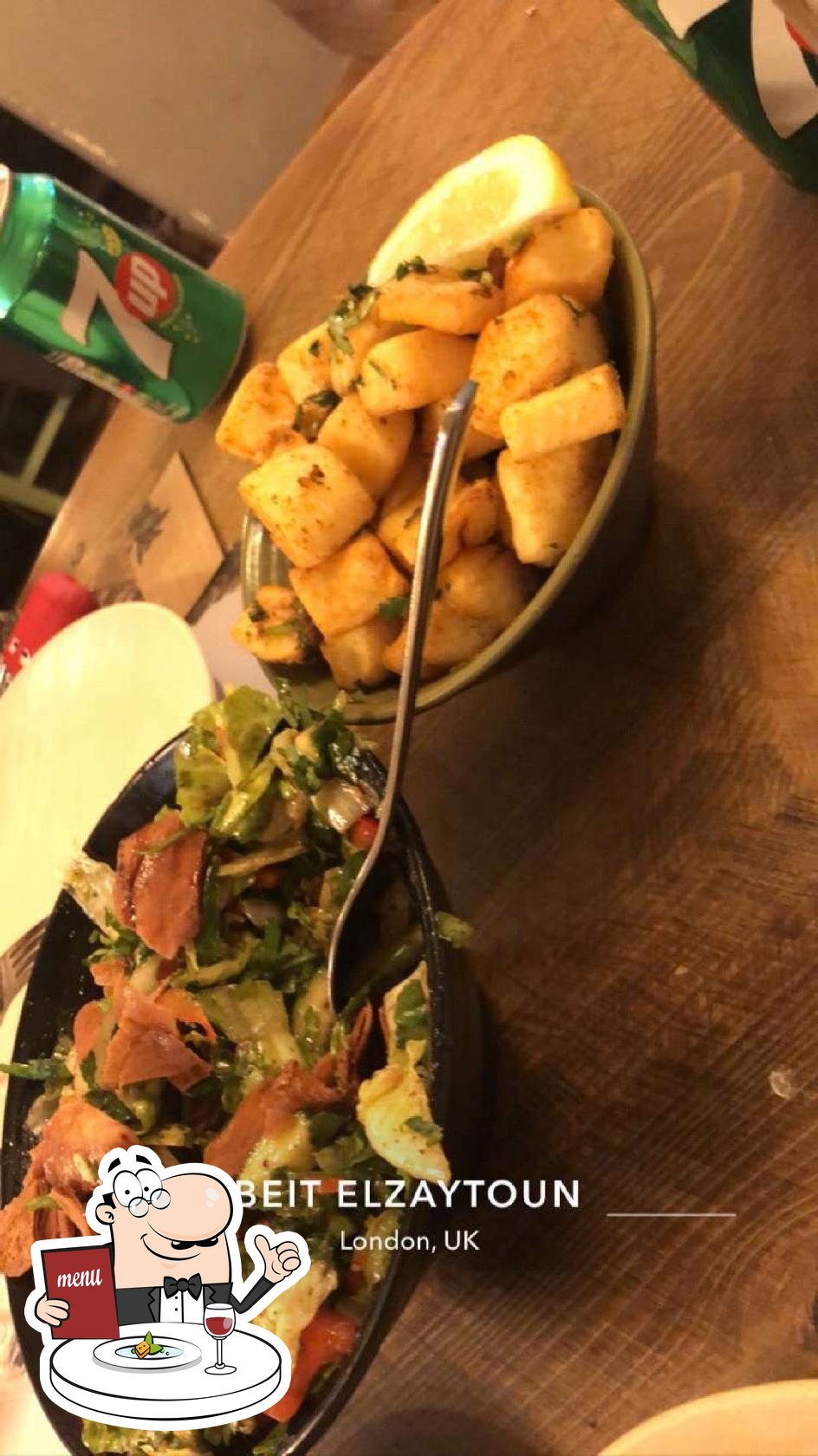 Beit el Zaytoun in London - Restaurant menu and reviews