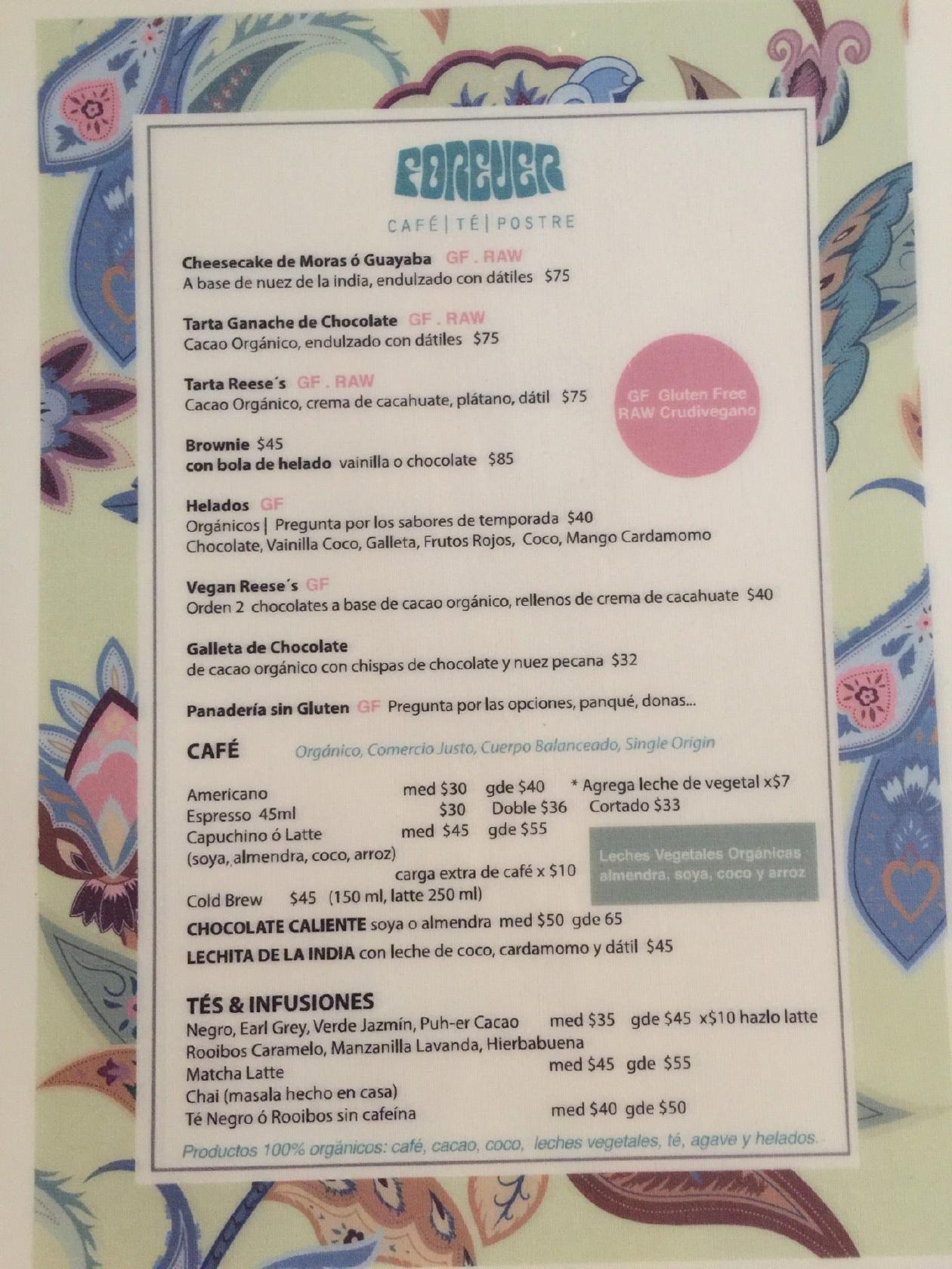 Menu at Forever pub & bar, Ciudad López Mateos, Guanajuato 54