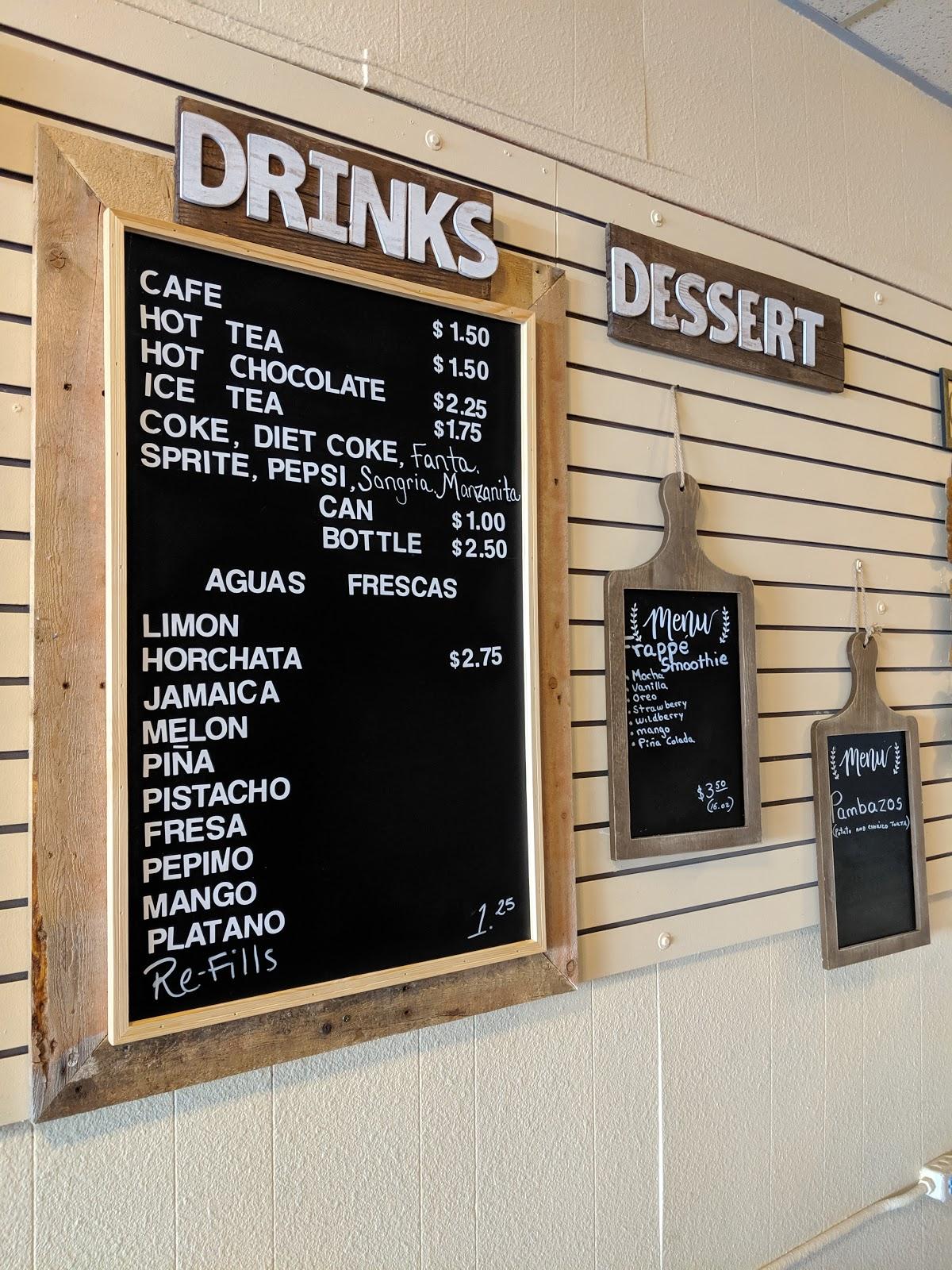 Menu at Sounds Good Cafe, Deming