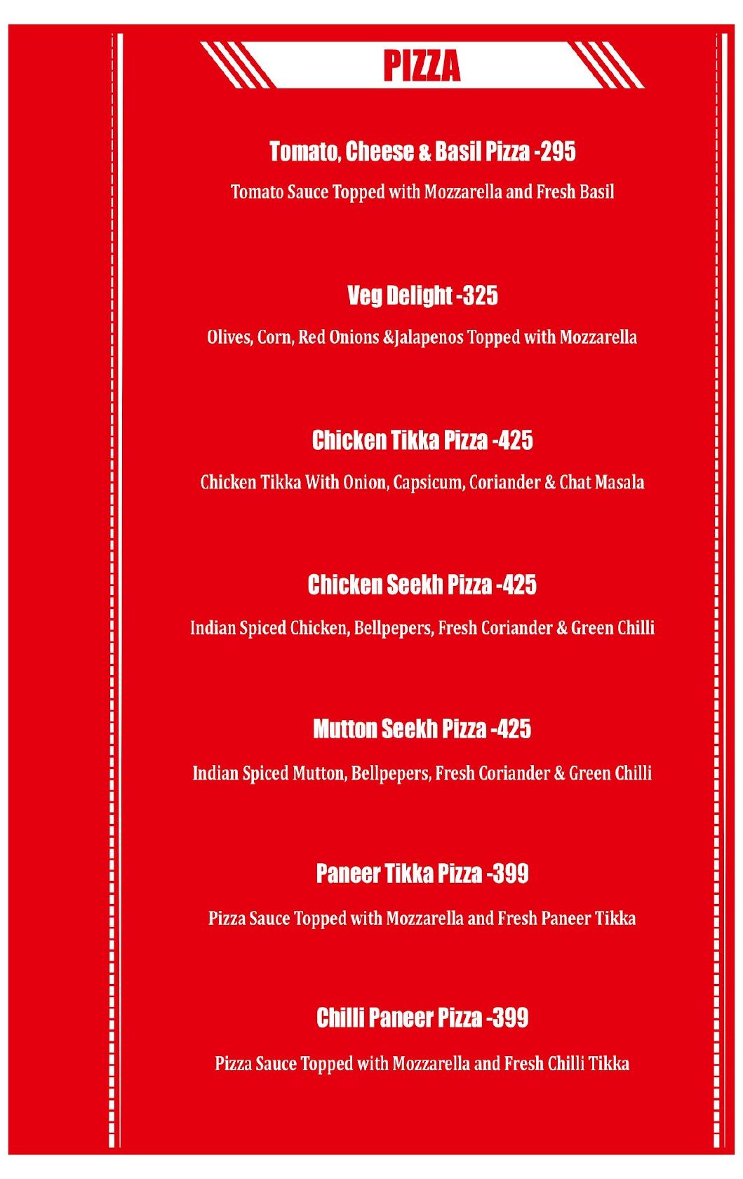 Menu at HayDay Cafe, Gurugram