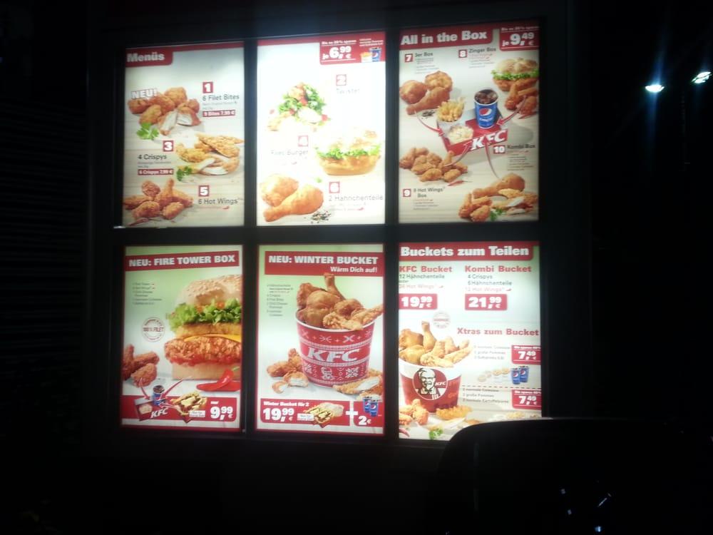 Carta de comida rápida Kentucky Fried Chicken, Darmstadt, Gräfenhäuser ...