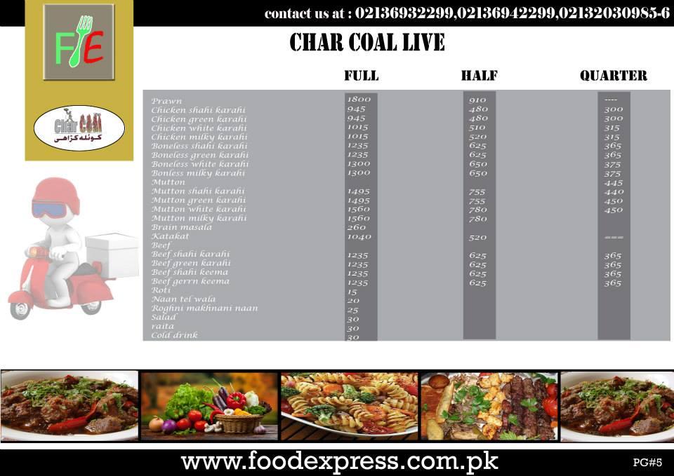 Menu at Food Express, Bangkok, Emporium
