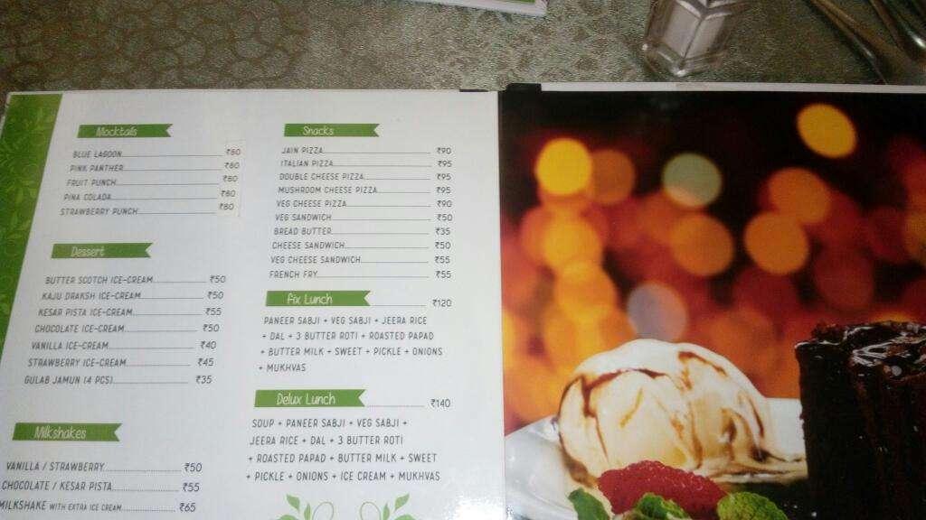 Menu at Foodista Restaurant, Vadodara, Gorrwa Refinery Road