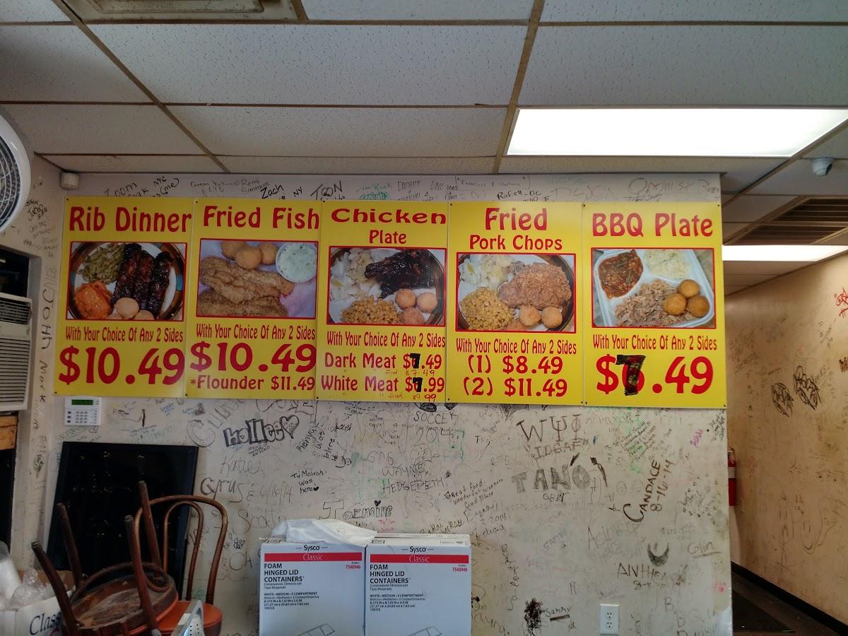 Menu at Backyard BBQ Pit, Durham, NC-55