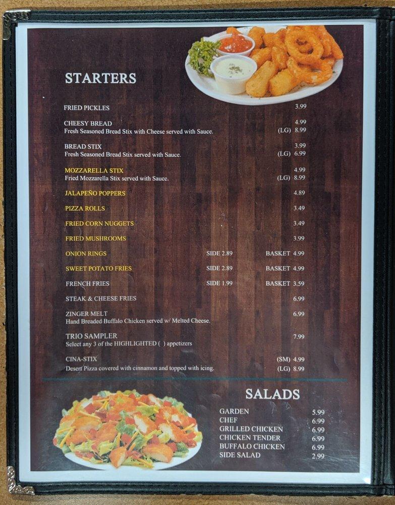 Menu at Main Street Pizza & Wings pizzeria, Butler, 8 W Main St