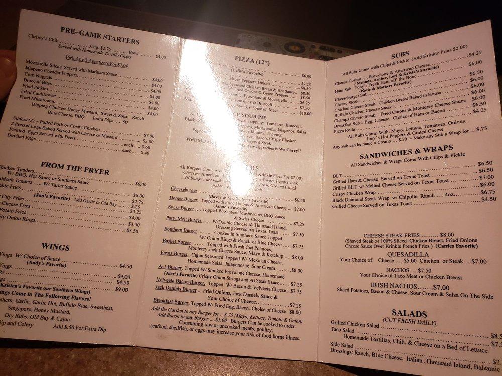 Menu at Domers Bar & Grill, Williamsport
