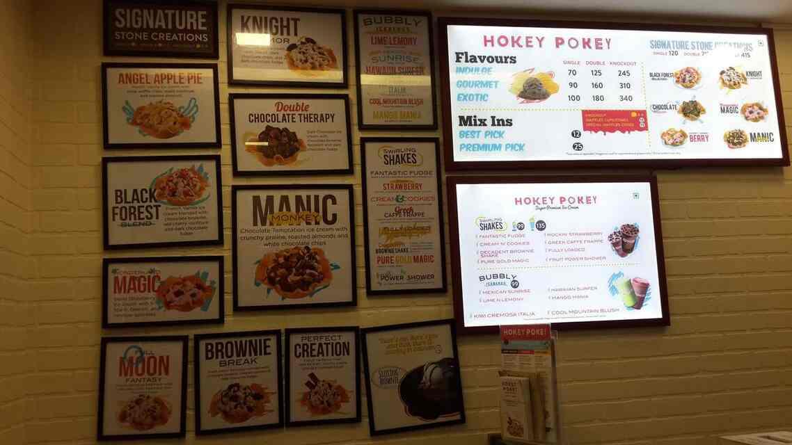 Menu at Hokey Pokey, Mumbai, Shop No. 10