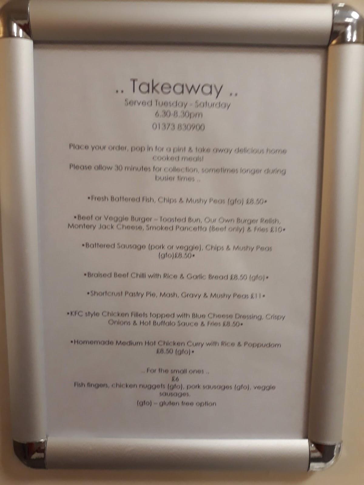 Menu at The Cross Keys pub & bar, Rode, 20 High St