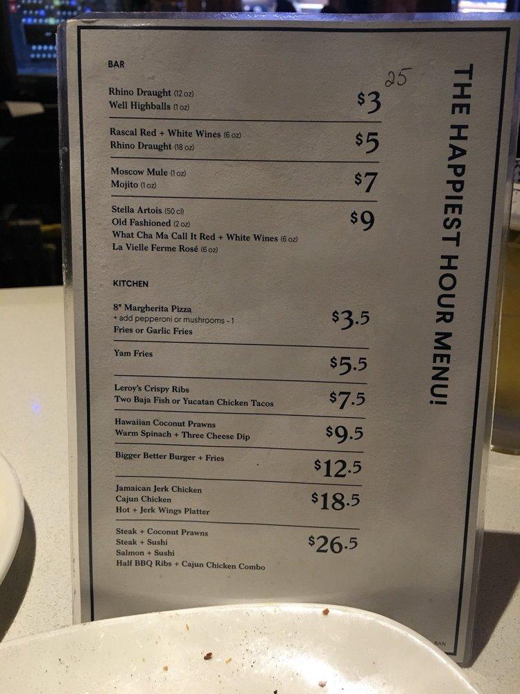 Menu at Earls Kitchen + Bar, Banff