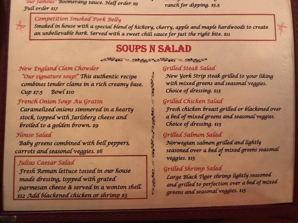 Menu at Wellsboro House restaurant, Wellsboro, 34 Charleston St