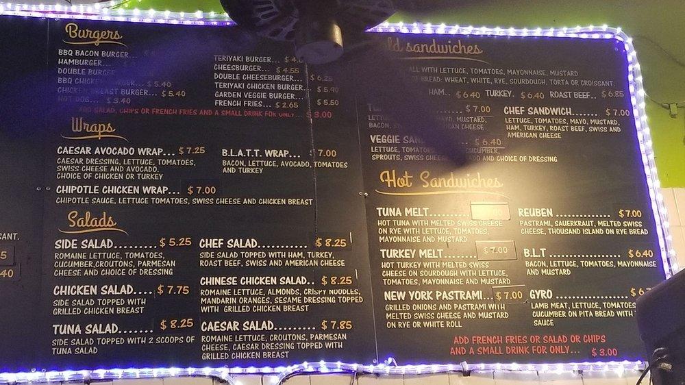 Menu at Jose Chiquito restaurant, Los Angeles, 317 S Broadway A-6