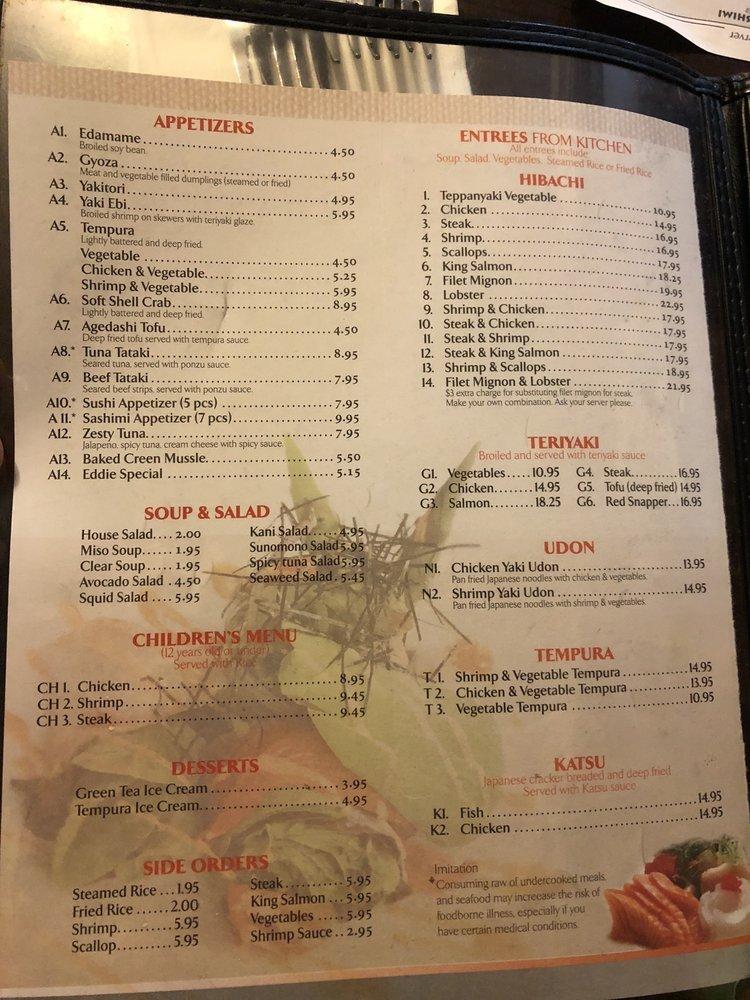 Menu at Fancy Q Sushi Bar And Grill Waycross, Waycross