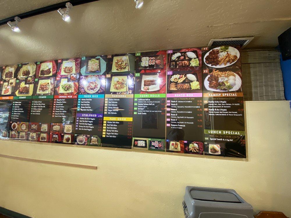 Menu at Best Teriyaki restaurant, Mount Vernon