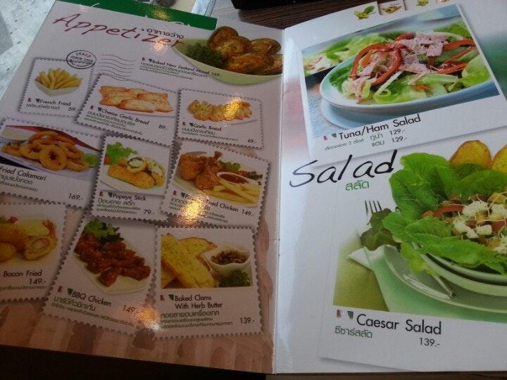 Menu at Narai Pizzeria, Bang Yai