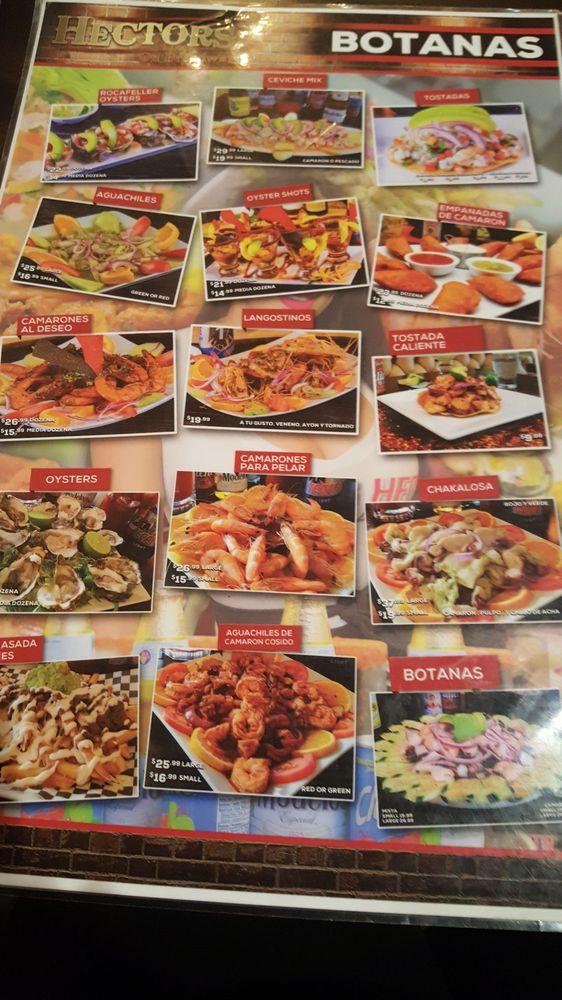 Menu at Hector's On Broadway pub & bar, Santa Ana