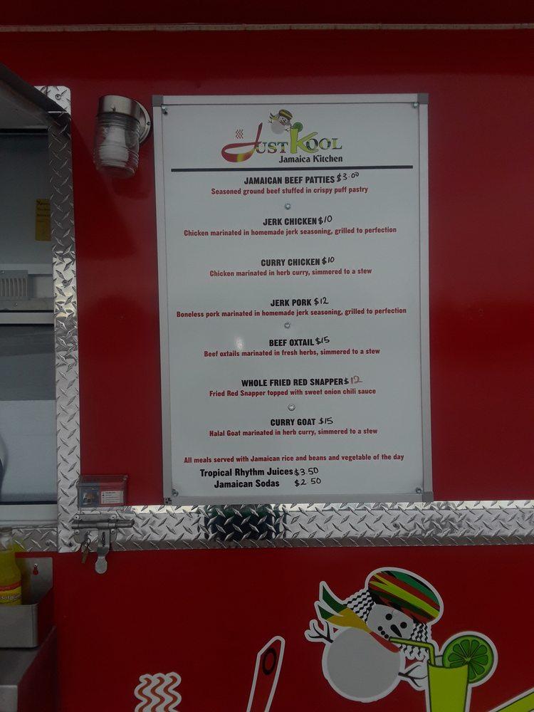Menu at Just Kool restaurant, Aurora
