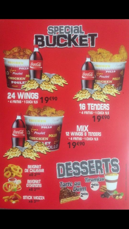 Menu at Liga Tacos restaurant, Nimes