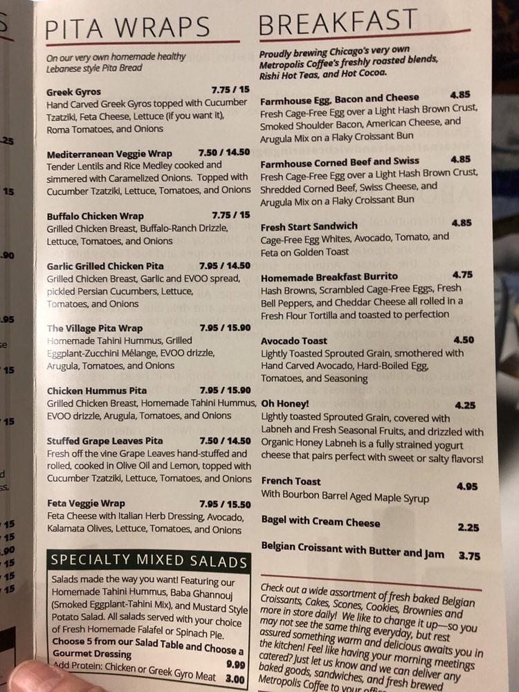 Menu at International Sandwich Shop desserts, Chicago, 1 N Franklin St #180