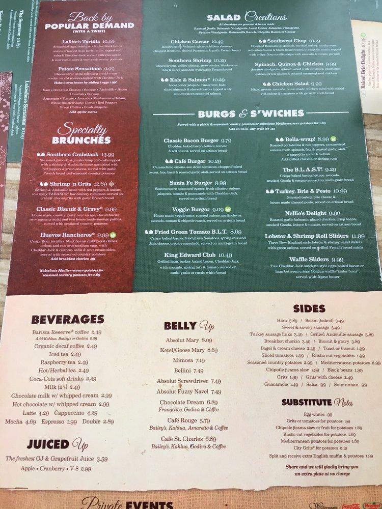 Menu at Another Broken Egg Cafe, Memphis, Park Ave