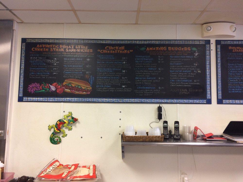 Menu at Blue Cactus Grill restaurant, Norwalk