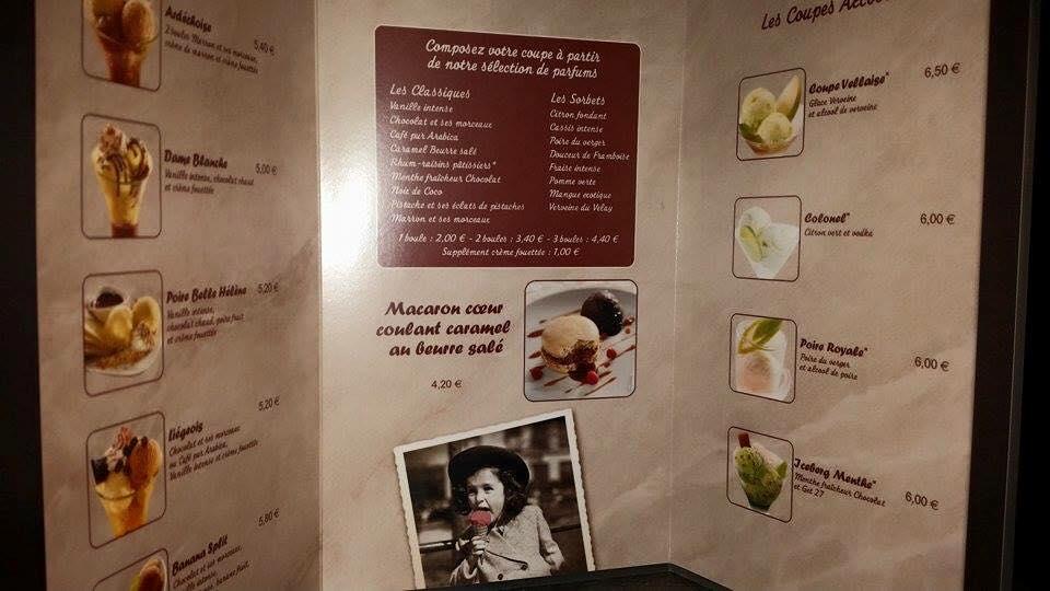Menu at La Comedia restaurant, Yssingeaux