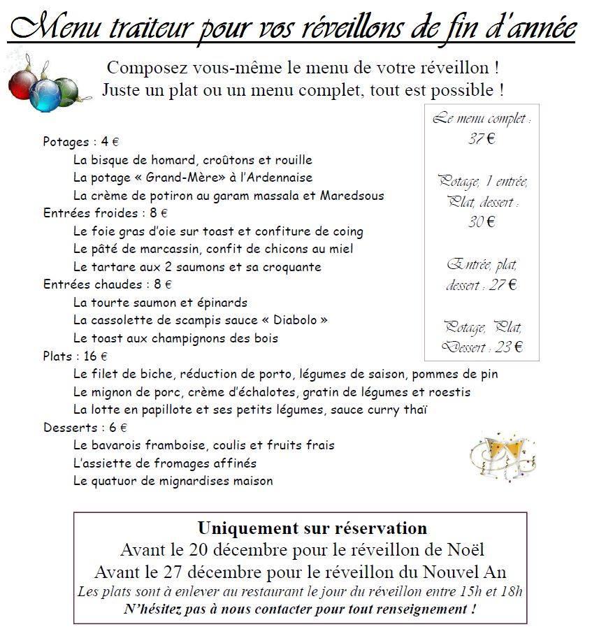 Menu at Le Cheval Blanc Spontin, Yvoir