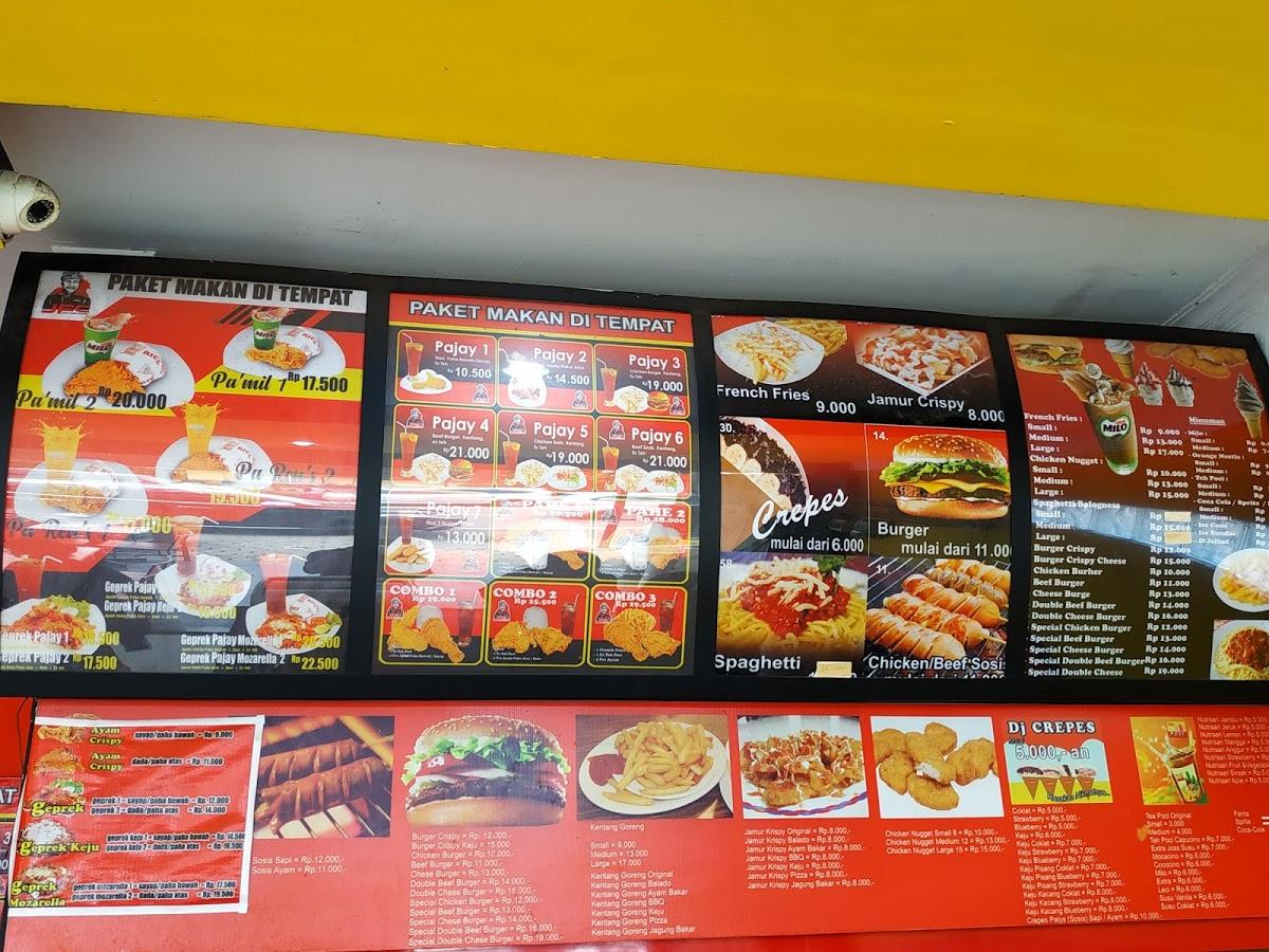 Menu at JFC BANYUPOH restaurant, Pemuteran