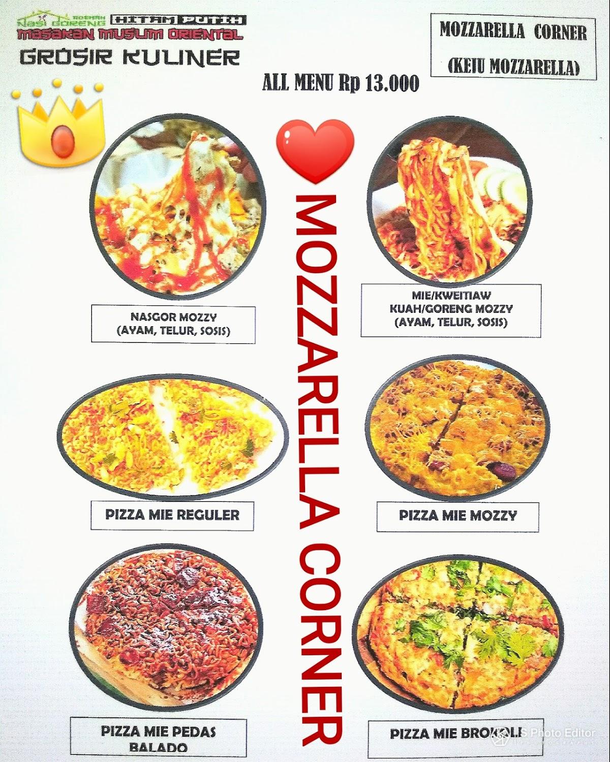 Menu at Roemah Nasgor Hitam Putih Semarang restaurant, Semarang