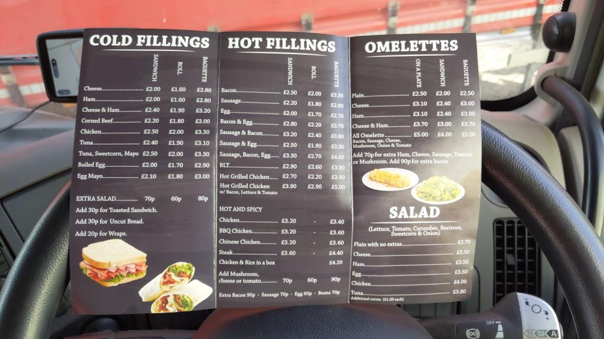 Menu at Snack Bar Laindon, Basildon