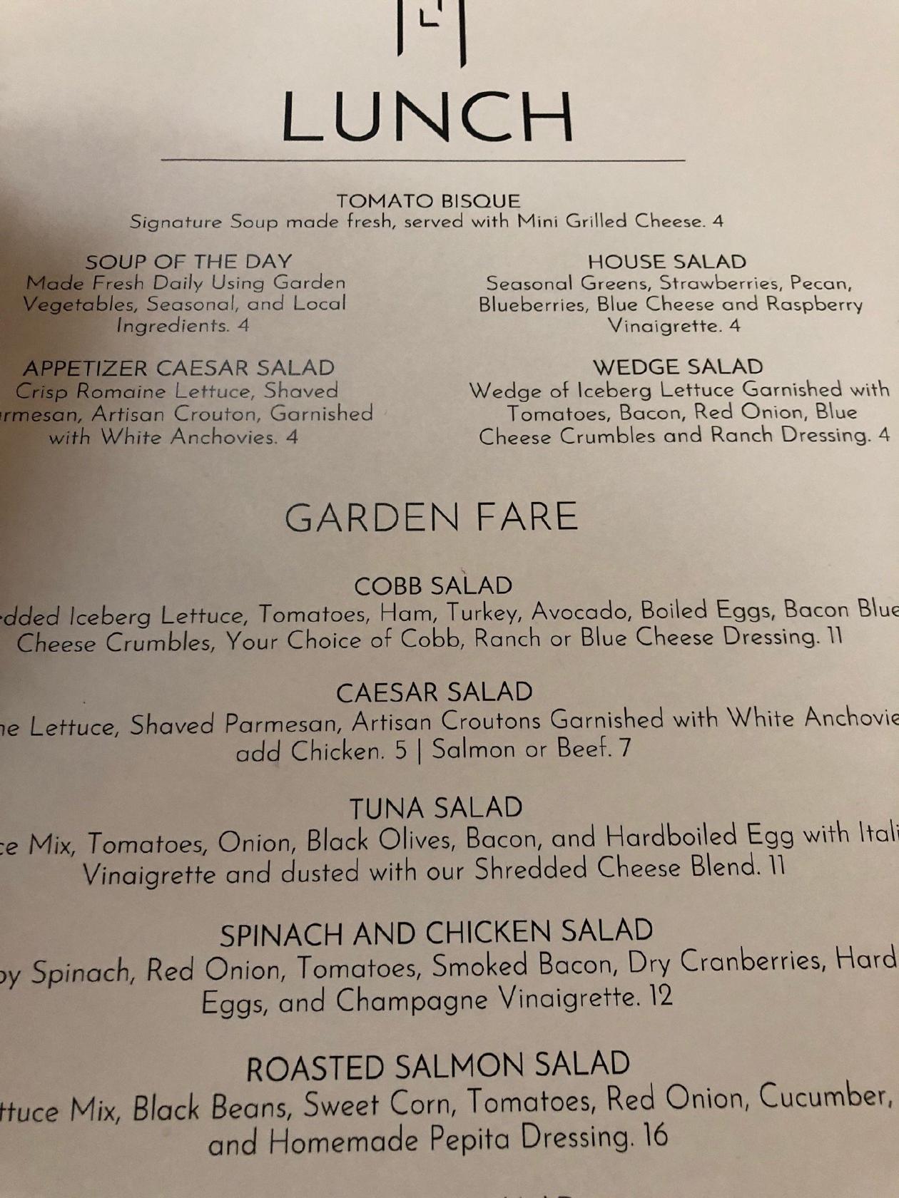 Menu at The Tower Craft Bar & Grill, Bakersfield