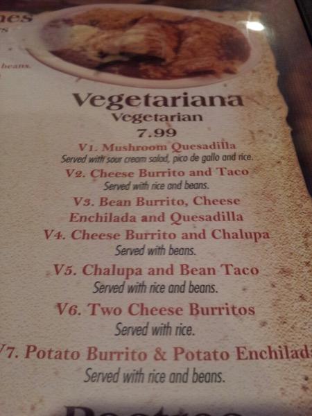 Menu at Las Trancas Mexican Restaurant - Buckhannon, Buckhannon