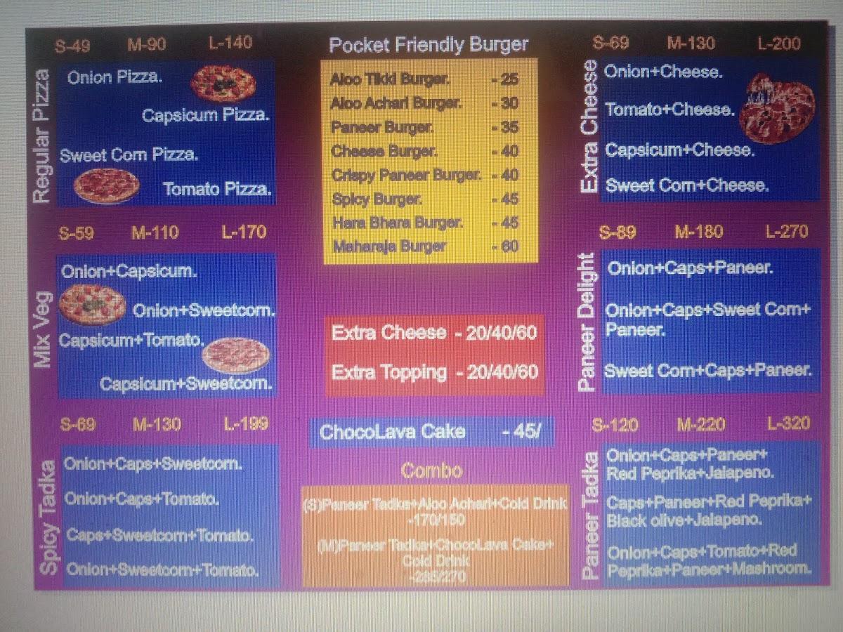 Menu at Pizza's Point, Faridabad