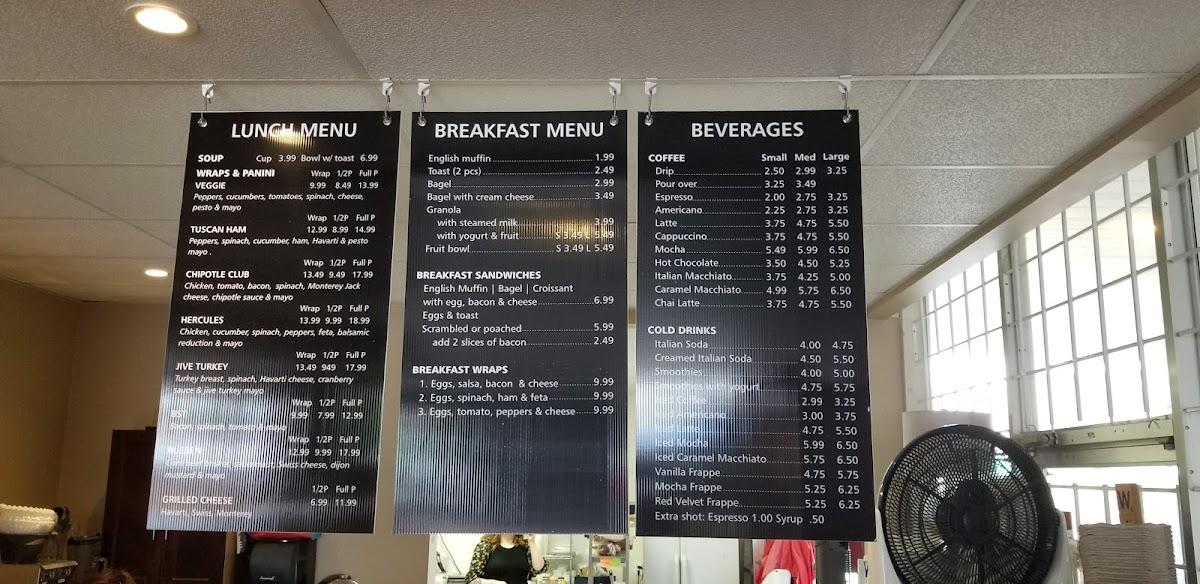 Menu at Red Velvet Cafe & Gifts, Langley Township, Douglas Cres