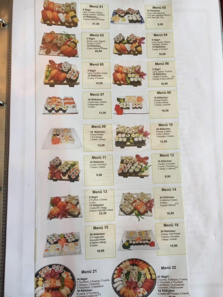 Menu at Asia One Bistro restaurant, Landau