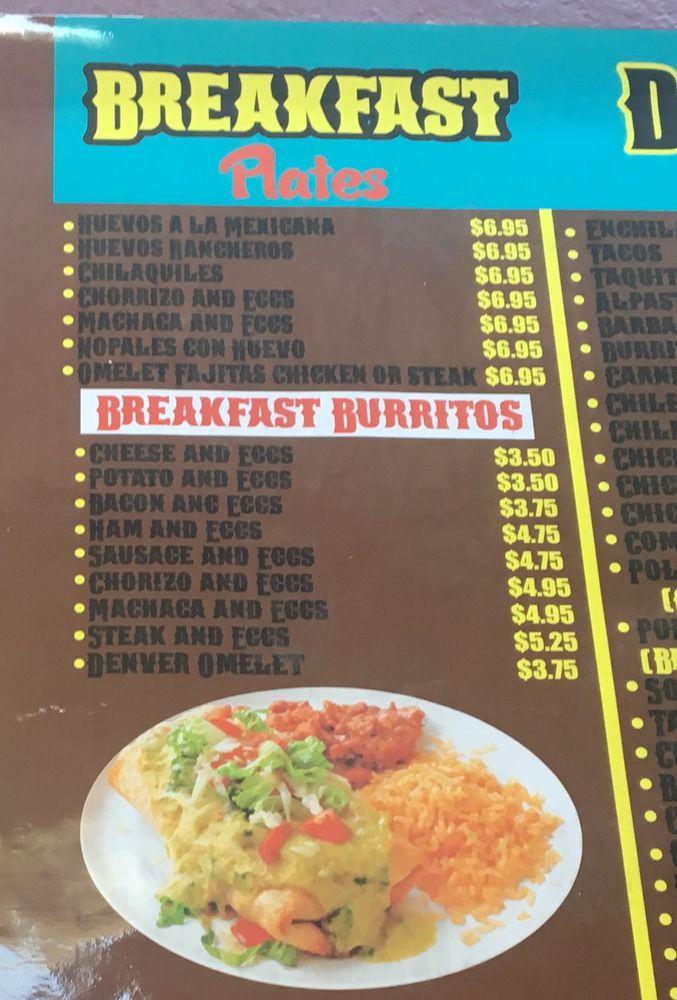 Menu at Casa Sanchez #1 restaurant, Long Beach, E Anaheim St