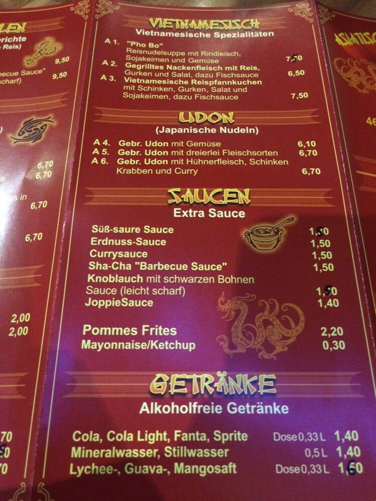 Speisekarte von Choi Man Imbiss restaurant, Emmerich am Rhein