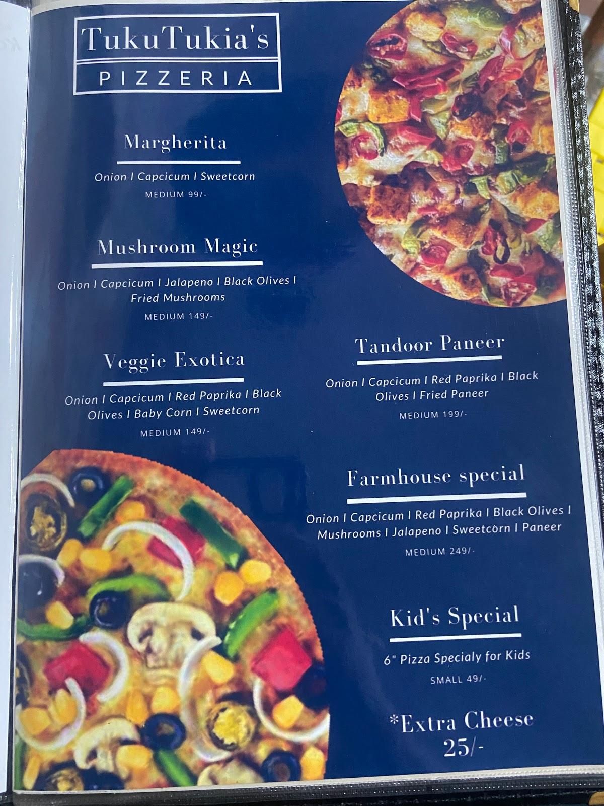 Menu at Tuku Tukia, Phulbani