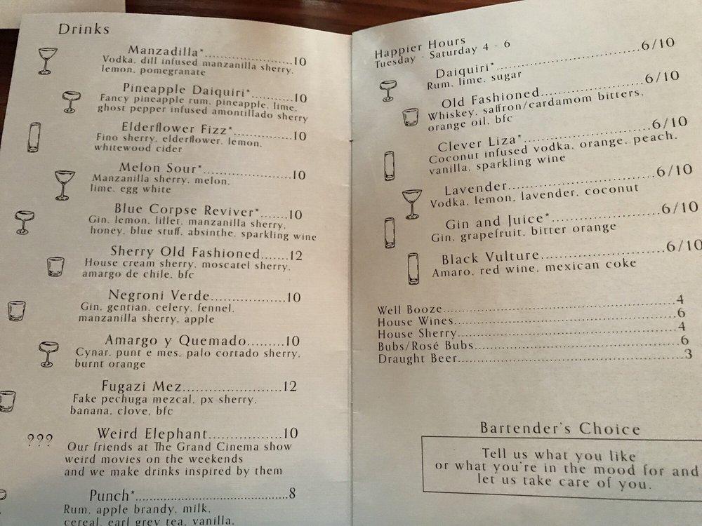 Menu at En Rama pub & bar, Tacoma