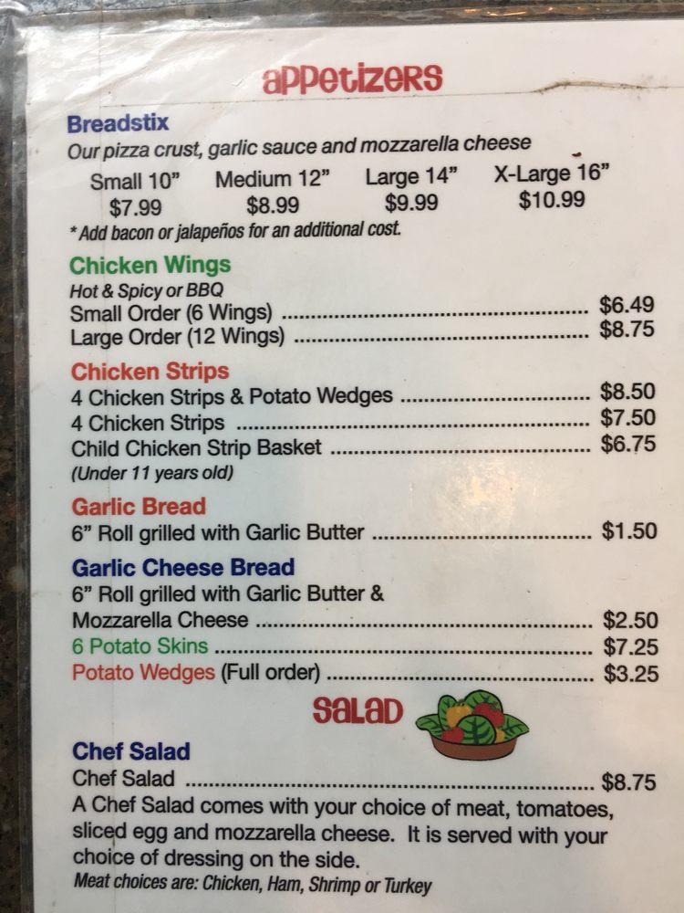 Menu at Pizza Round-Up Loma Rica pizzeria, Loma Rica
