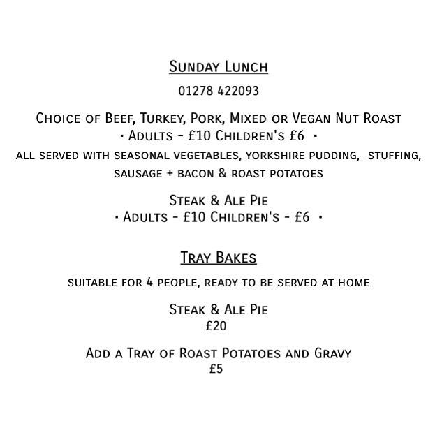 Menu at The Tudor Hotel & Restaurant, Bridgwater, 21-27 St Mary St